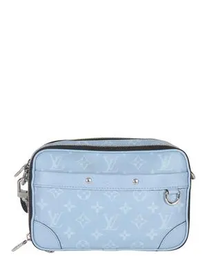 LOUIS VUITTON Sky Monogram Taigarama Alpha Messenger - Blue