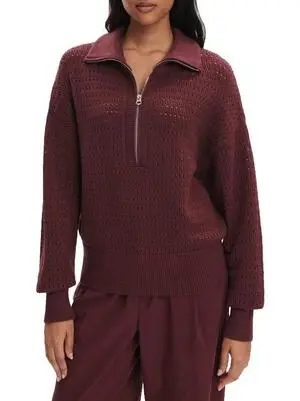 Varley Darla Half Zip Sweater - Sassafras