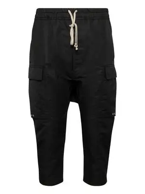 Rick Owens Cargo Cropped Pants - Black