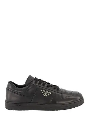 Prada Downtown Lace-up Sneakers - Black