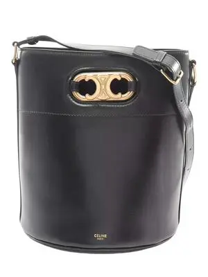 CELINE 2010s Maillon Triomphe Bucket Bag