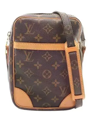 LOUIS VUITTON 2003 Danube Monogram Shoulder Bag - Brown