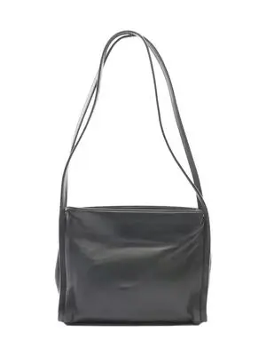 Loewe 2000s Leather Shoulder Bag - Black
