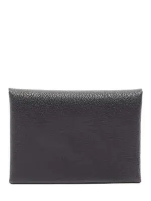 Hermès Calvi Duo Coin Purse - Black