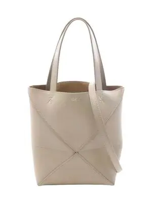 Loewe 2020s Puzzle Leather Tote Bag - Neutrals