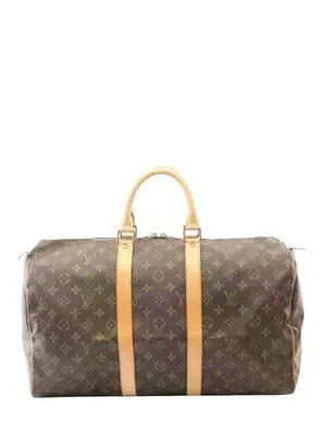 LOUIS VUITTON 1997 45 Keepall Monogram Holdall - Brown