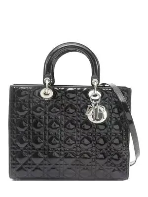 Dior 2010s Lady Tote Bag - Black