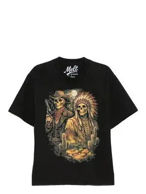 MELT Graphic-print T-shirt - Black