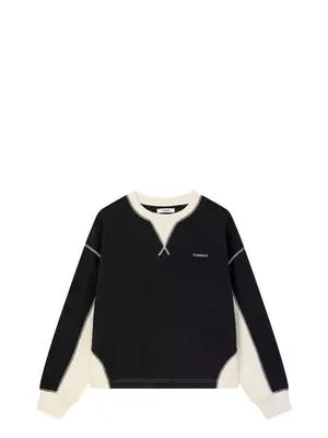 STUDIO TOMBOY Logo-patch Sweatshirt - Black