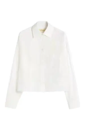 Max Mara Pleated Shirt - White