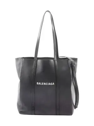 Balenciaga 2000s Xs Everyday Leather Tote Bag - Black