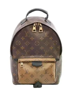 LOUIS VUITTON 2019 Palm Springs Monogram Backpack - Brown
