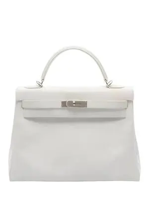 Hermès 2004 Inner-stitch Handbag - White