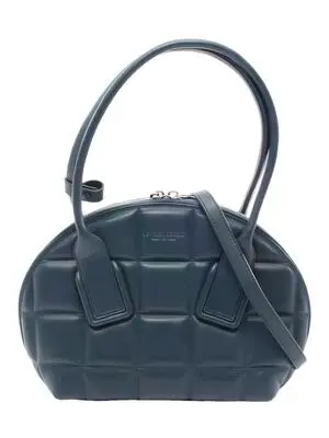 Bottega Veneta 2010s The Swoop Quilted Leather Handbag - Blue