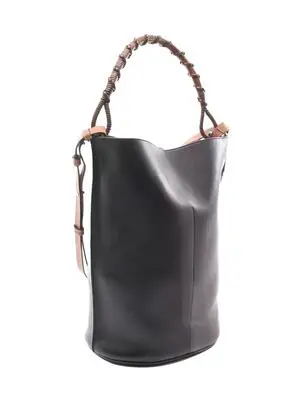 Loewe 2010s Large Gate Bucket Bag - Black