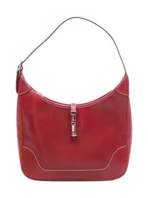Hermès 2001 31 Courchevel Shoulder Bag - Red