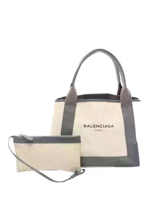 Balenciaga 2000s Small Cabas Tote Bag - Neutrals