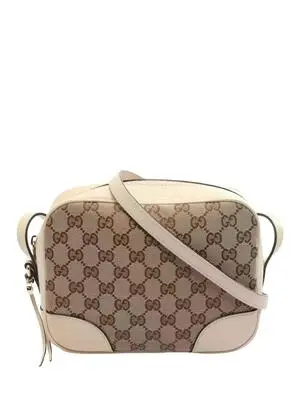 Gucci 2000s Gg Canvas Bree Shoulder Bag - Neutrals
