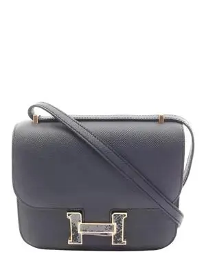 Hermès 2023 Mini Constance 3 Shoulder Bag - Blue