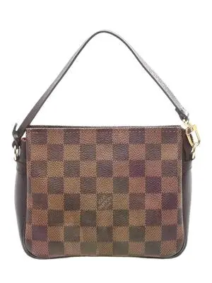 LOUIS VUITTON 1999 Damier Ebene Tote Bag - Brown