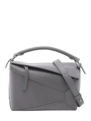 Loewe 2020s Puzzle Leather Tote Bag - Grey