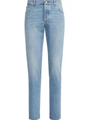 Brunello Cucinelli Comfort Denim Trousers - Light Denim