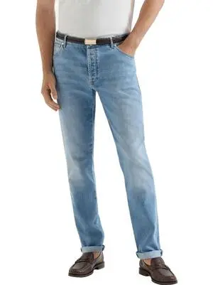Brunello Cucinelli Comfort Denim Trousers - Light Denim