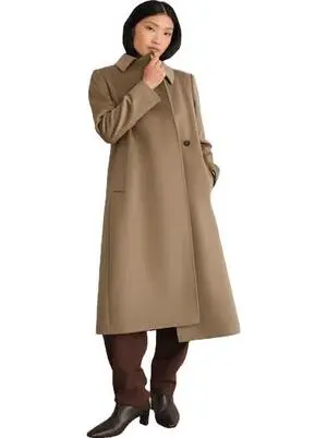 HOBBS LONDON Livia Wool Coat - Neutral