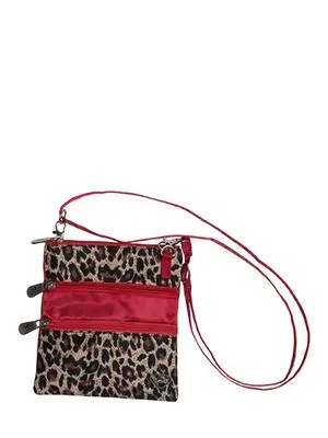 GLOVE IT 2-zip Crossbody Bag - Leopard
