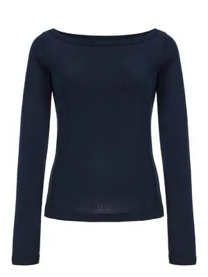 FLORE FLORE Steffi Cotton T-shirt - Navy
