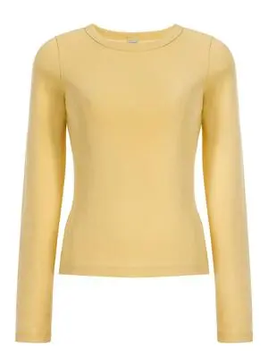 FLORE FLORE Max Cotton Long-Sleeve T-Shirt Yellow