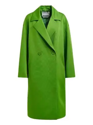 Essentiel Antwerp Notched-lapel Double-breasted Coat - Green