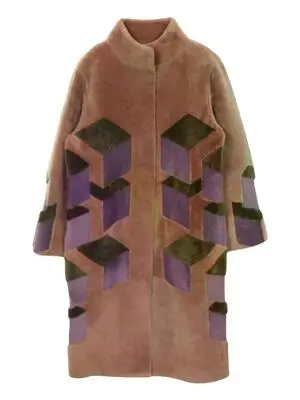 Bottega Veneta 2010s Patchwork Coat - Neutrals