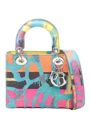 DIOR Christian Dior 2010-2026 Small Printed Lady Dior Satchel
