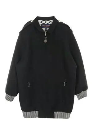 LOUIS VUITTON Zip Fastening Coat - Black