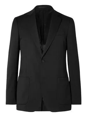 Mr P. Slimfit Wooltwill Suit Jacket - Black