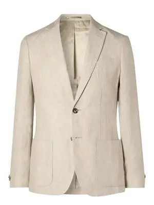 Mr P. Linen Suit Jacket Ecru