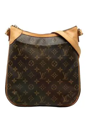 LOUIS VUITTON 2009 Monogram Odeon Pm Crossbody Bag - Brown
