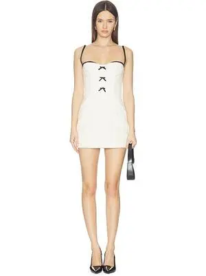 Majorelle Annie Mini Dress - Ivory & Black