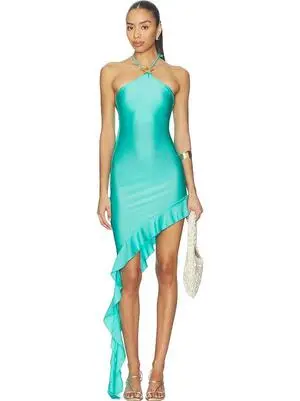 SHANI SHEMER Onyx Maxi Dress - Blue Maldives