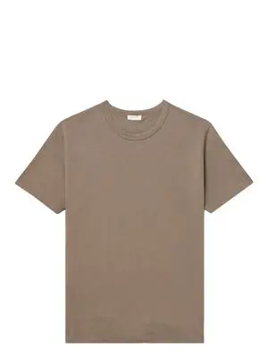 Sunspel Supima Cotton-jersey T-shirt - Brown