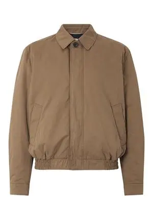 Saint Laurent Cotton-twill Jacket - Brown