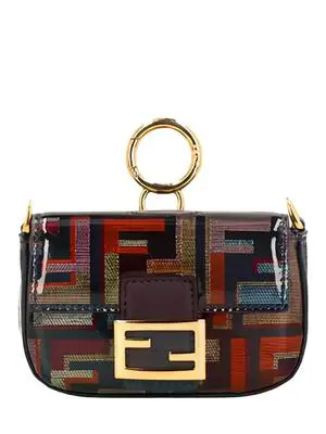Fendi Nano Baguette Bag Charm - Blue