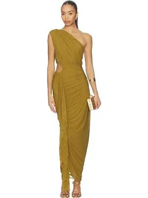 Superdown Juliet Midi Dress Olive
