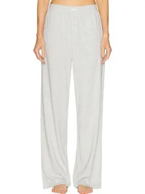 SKIMS Boyfriend Loose Pant - Light Heather Grey