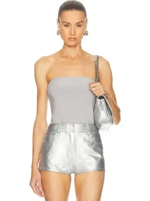 Norma Kamali Strapless Top - Grey