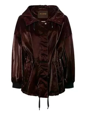 MOORER Drawstring-detail Jacket - Red