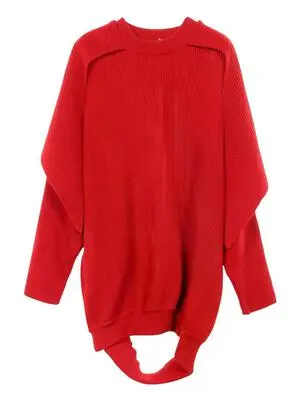 Balenciaga 2010s Cut-out Sweater - Red