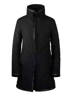 ISAAC SELLAM EXPERIENCE Padded Design Coat - Black