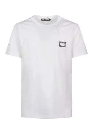 Dolce & Gabbana Logo-plaque T-shirt - White